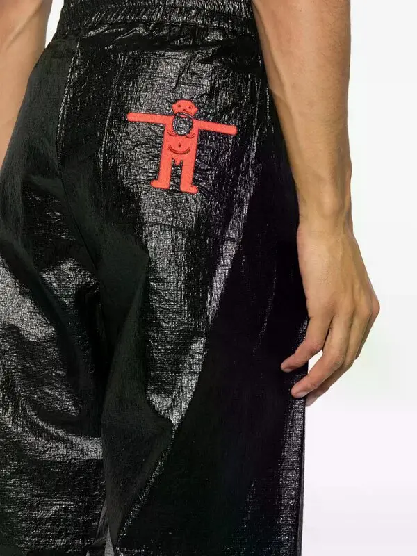 WALTER VAN BEIRENDONCK Embroidered Logo Trousers