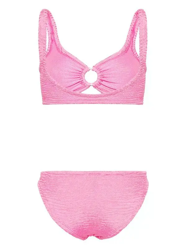 PARAMIDONNA Seersucker Bikini - Pink