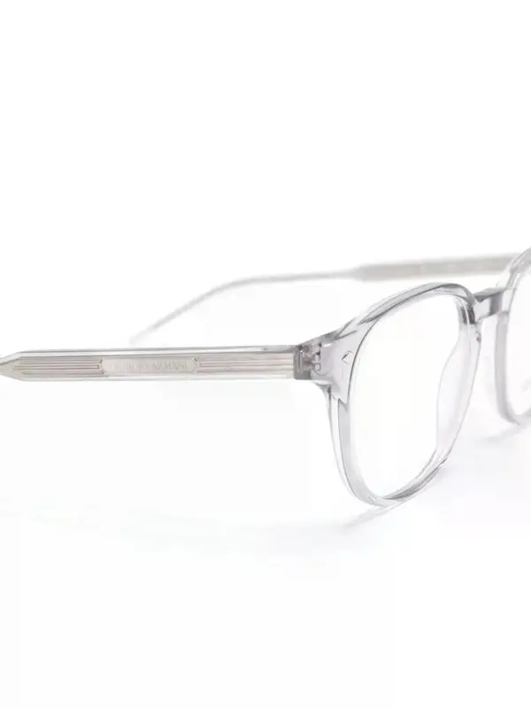 Giorgio Armani Round Frame Acetate Eyeglasses
