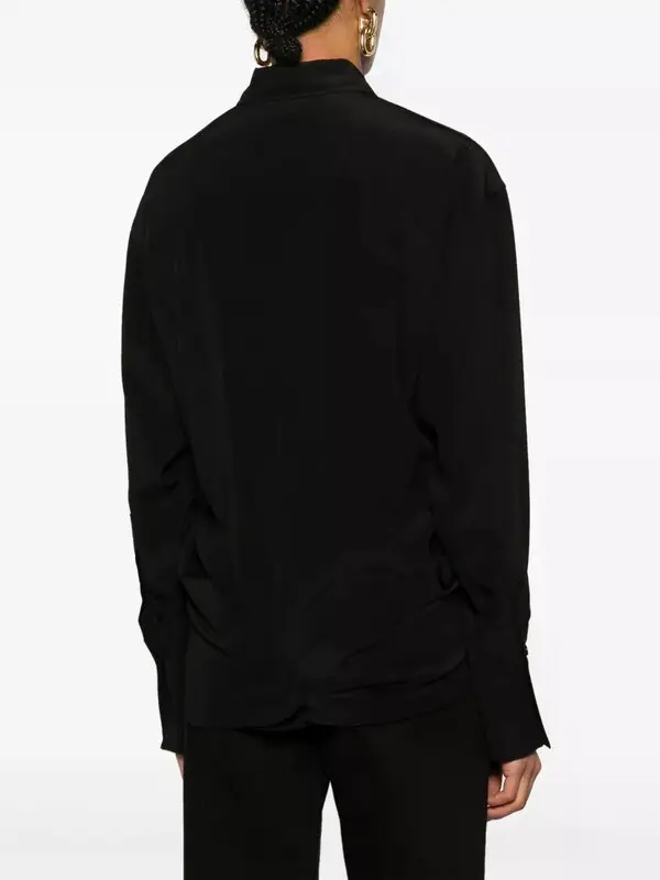 Victoria Beckham Silk Wrap Shirt