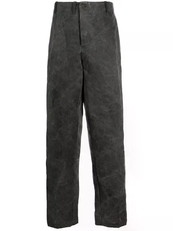 FORME D'EXPRESSION Tie-dye Cotton Trousers