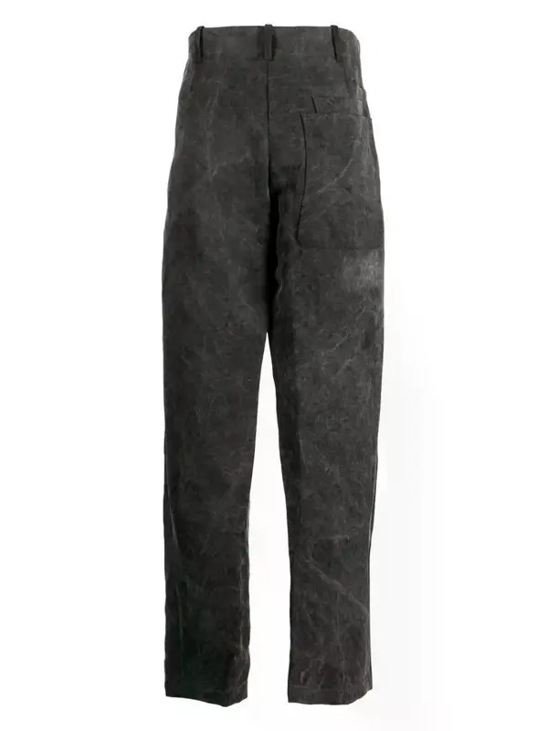 FORME D'EXPRESSION Tie-dye Cotton Trousers