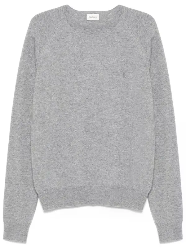 Saint Laurent Cassandre Fine Knit Cashmere Sweater