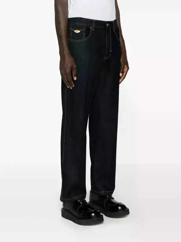 Versace Mid-rise Tapered Jeans