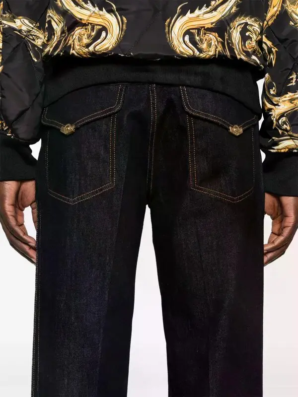 Versace Mid-rise Tapered Jeans