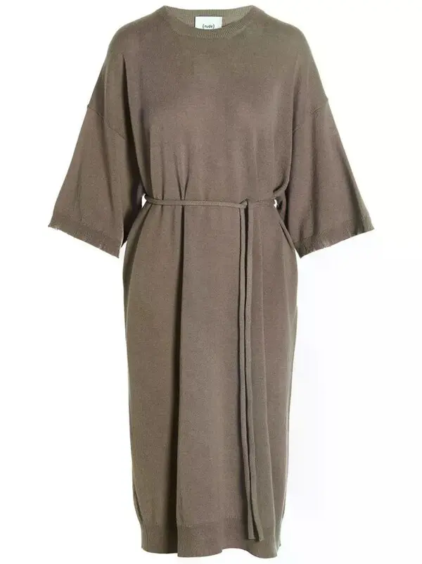 NUDE Knit Long Dress - Neutrals