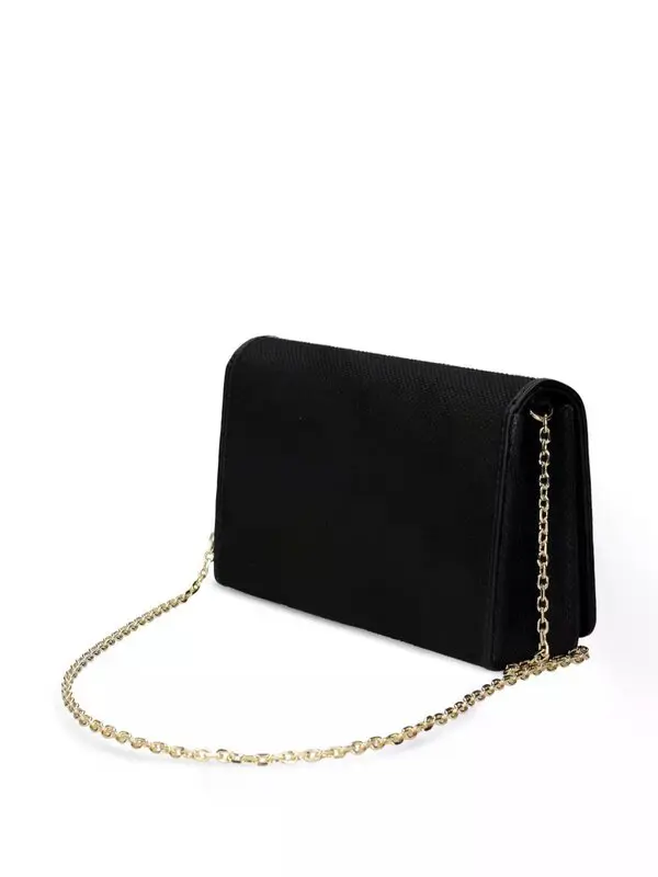 Moschino Logo Embroidered Crossbody Bag