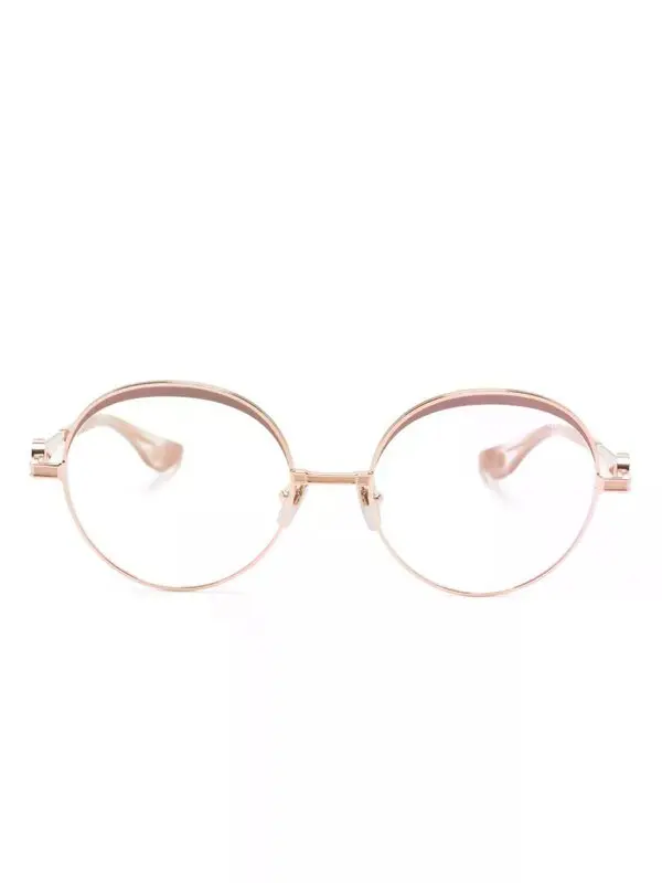 Dita Goolah Round Frame Eyeglasses - Metallic