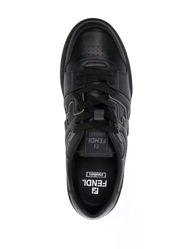 Fendi Match Leather Sneakers