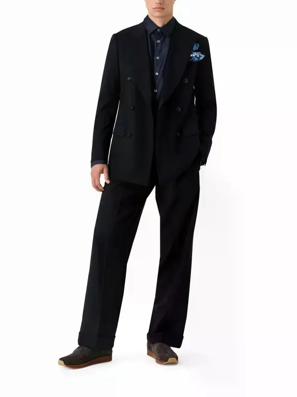 Giorgio Armani Slub-effect Cotton Shirt