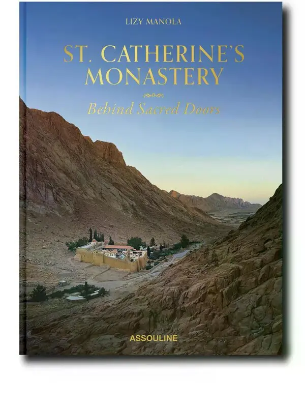 Assouline St. Catherine’s Monastery: Behind Sacred Doors Silk Book - Blue
