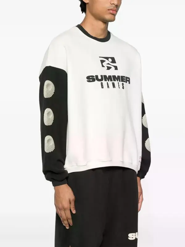 SUMMER GAMES Logo-print Crewneck Sweatshirt