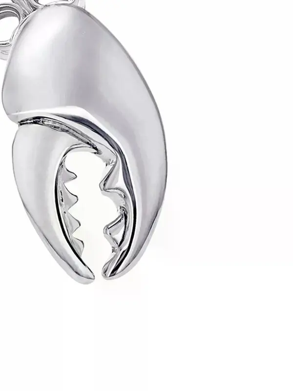 TRUE ROCKS Sterling Crab Claw Stud Earring - Silver