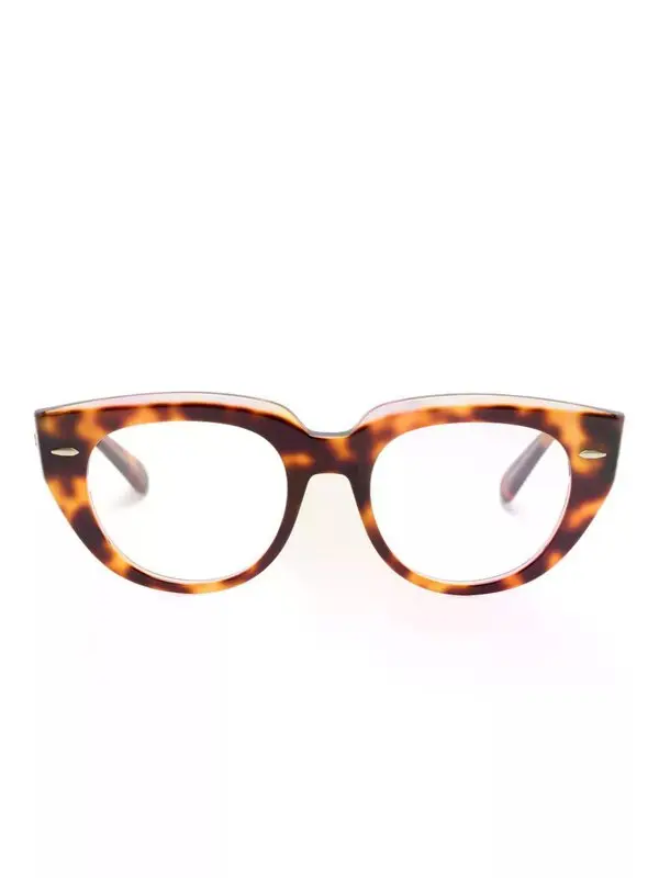 Ray-ban Doreen Cat Eye Tortoiseshell Eyeglasses - Brown