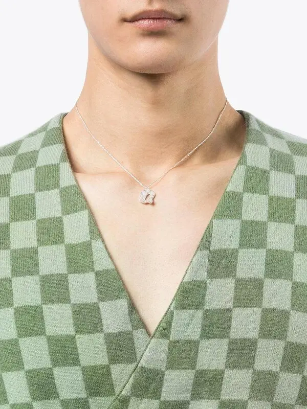 LOVENESS LEE Alphabet Pendant Necklace - Silver