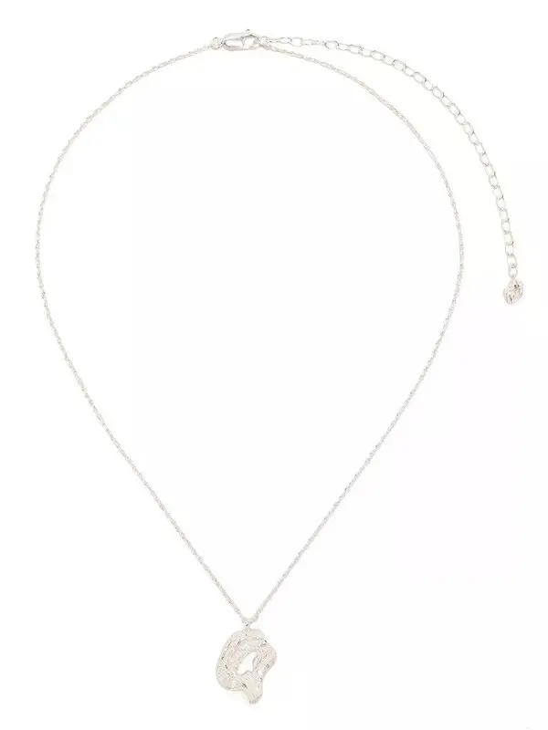 LOVENESS LEE Alphabet Pendant Necklace - Silver