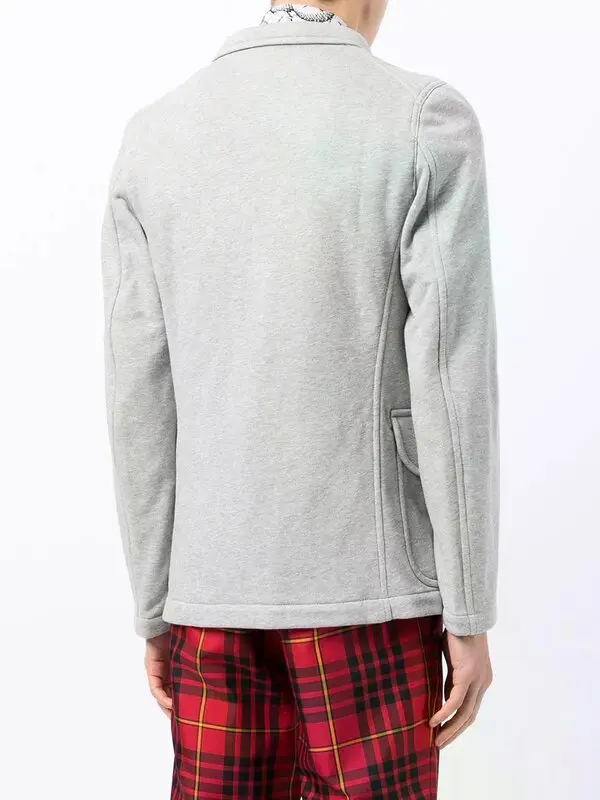 Comme Des Garçons Single-breasted Cotton Blazer