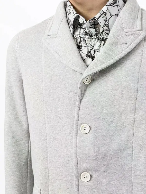 Comme Des Garçons Single-breasted Cotton Blazer
