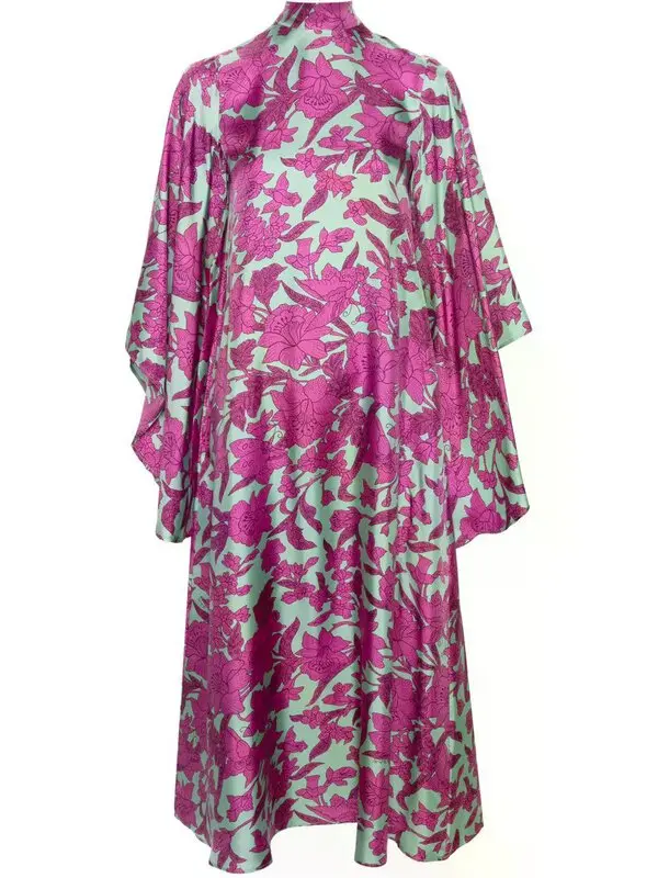 La DoubleJ Magnifico Floral-print Maxi Dress