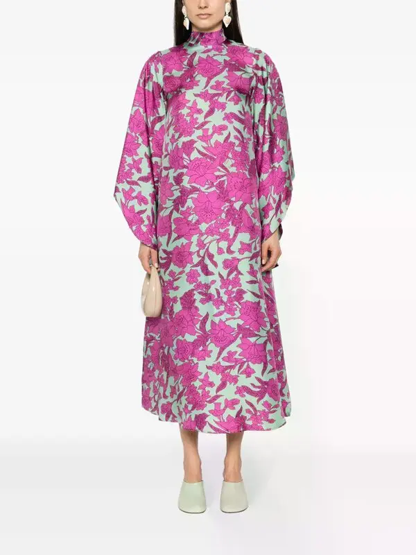 La DoubleJ Magnifico Floral-print Maxi Dress