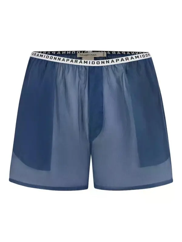 PARAMIDONNA Sheer Beach Shorts