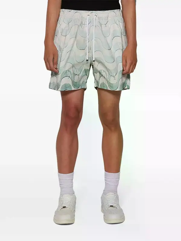 Amiri Graphic-print Swim Shorts