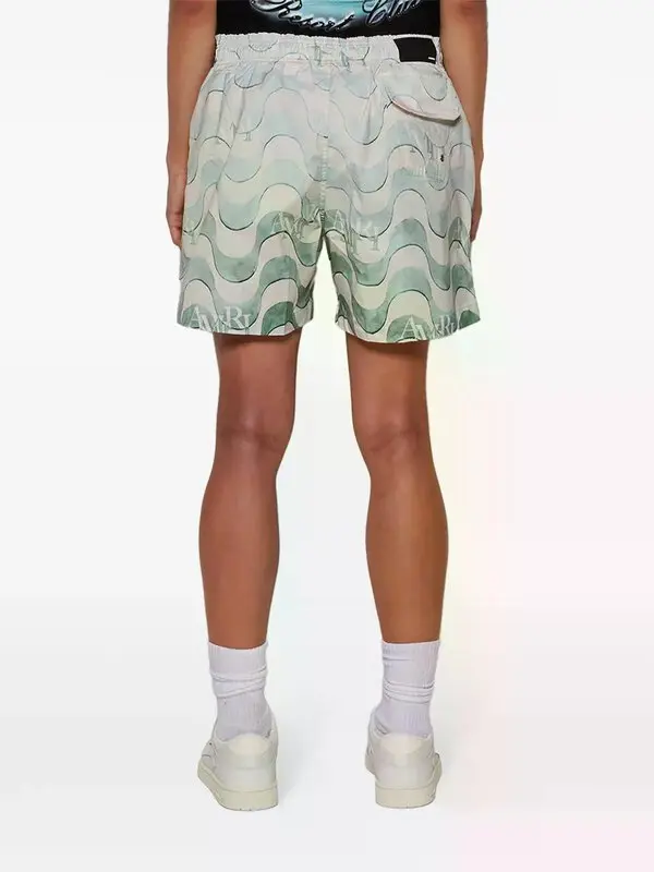 Amiri Graphic-print Swim Shorts