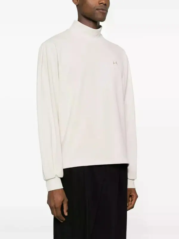 Random Identities Logo-embroidered Cotton Sweatshirt