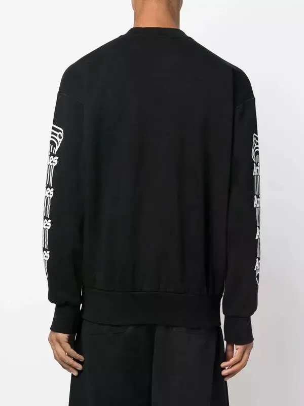 Aries Long Sleeve Logo Print Top