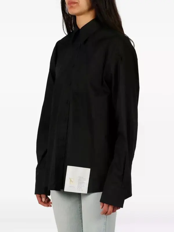 RAMAEL Cotton Shirt With Pointed Collar And Button Fastening