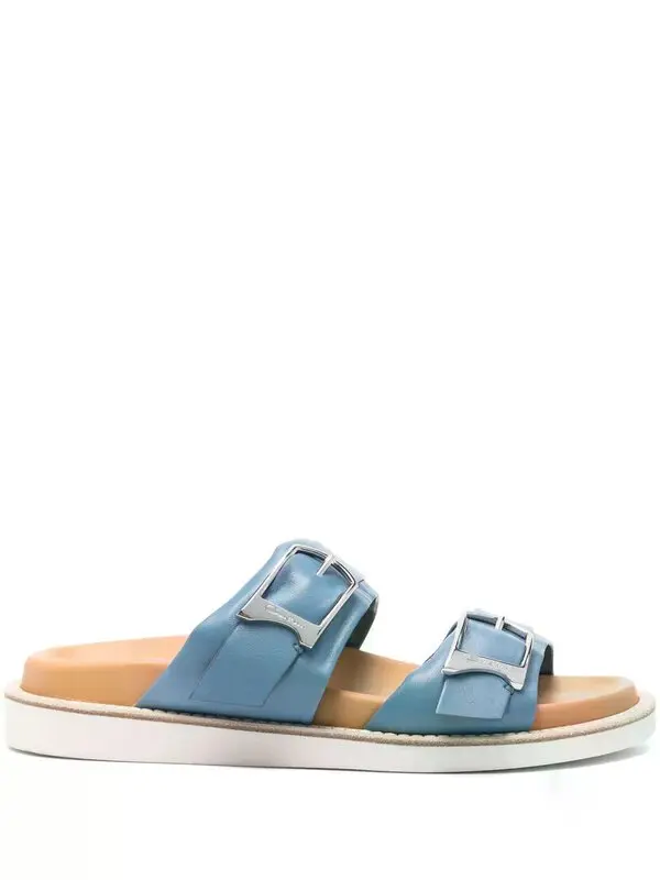 Santoni Double-strap Sandals - Blue