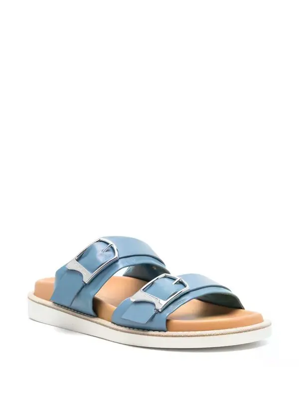Santoni Double-strap Sandals - Blue