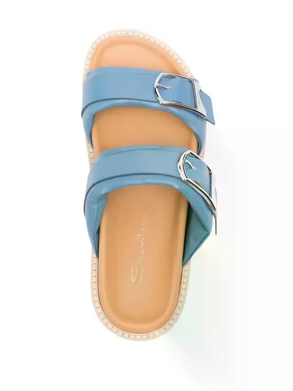 Santoni Double-strap Sandals - Blue