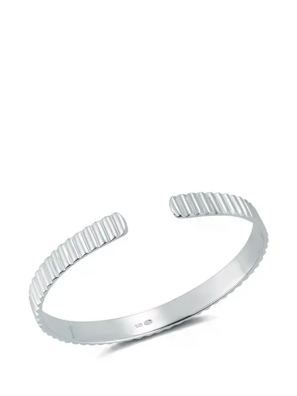 Mateo Ridge Cuff Bracelet - Silver