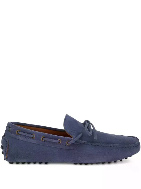 Boggi Milano Suede Driving Shoes