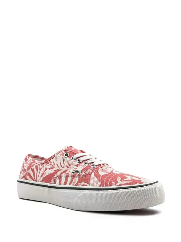 VANS Authentic Sf Floral Print Sneakers - Red