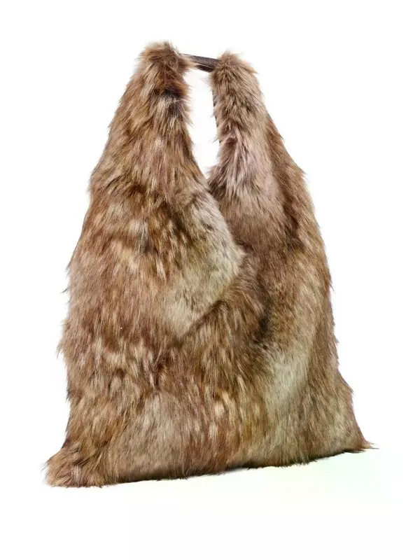 MAISON MARGIELA Japanese Handbag In Faux Fur