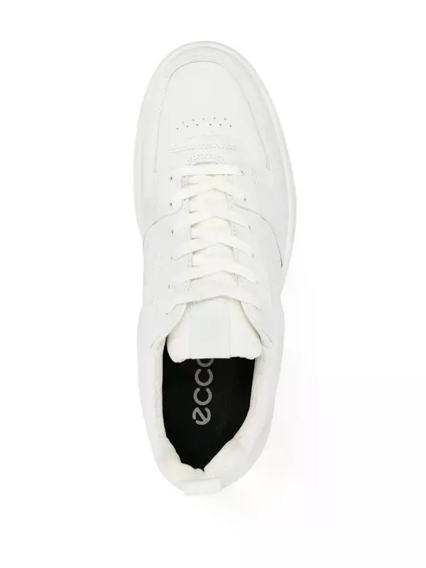 Ecco Street 720 Leather Sneakers - Neutrals