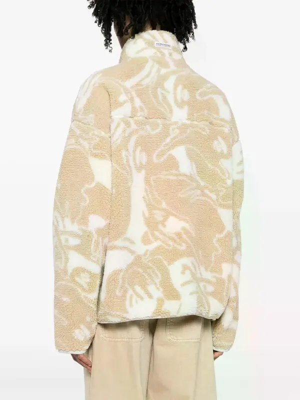 AAPE BY *A BATHING APE Camouflage-print Fleece Jacket