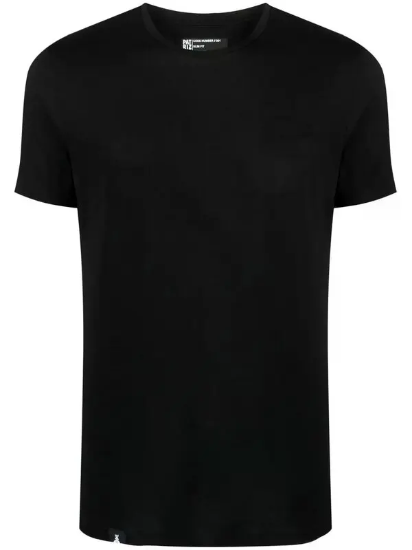 Patrizia Pepe Logo Hem T-shirt - Black