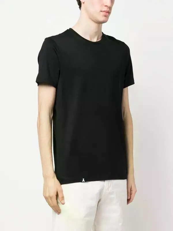 Patrizia Pepe Logo Hem T-shirt - Black