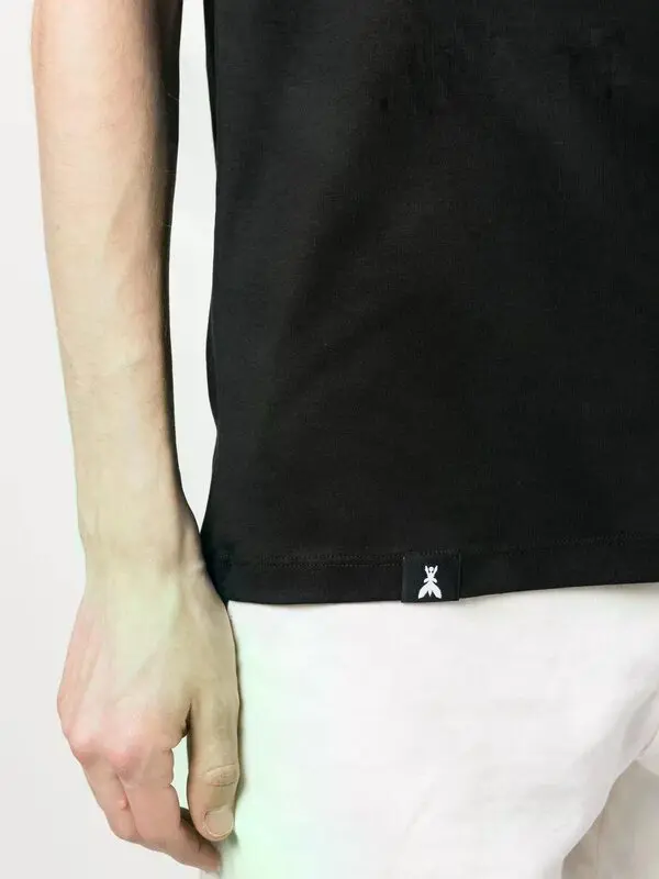 Patrizia Pepe Logo Hem T-shirt - Black