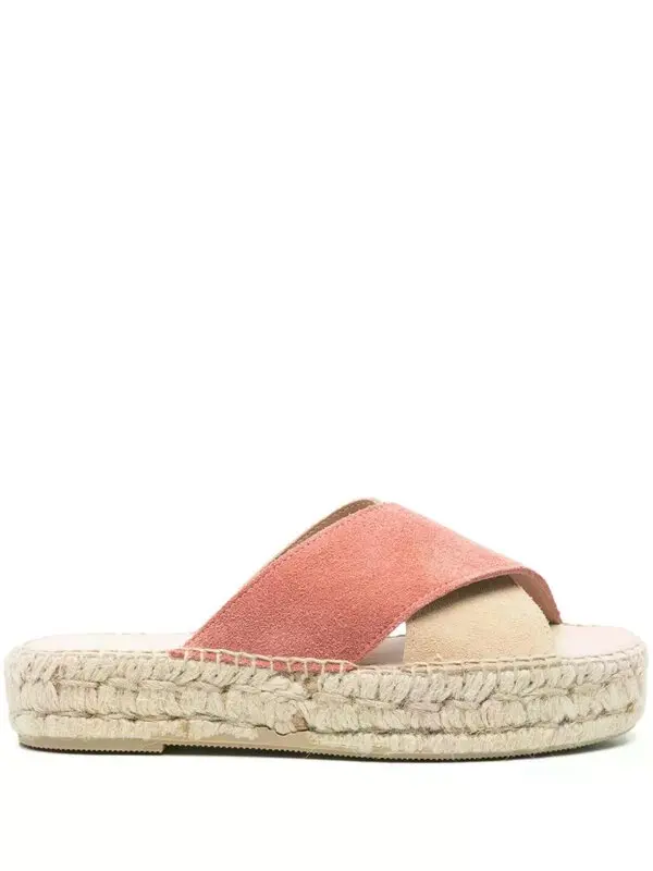 Manebí Suede Crossover Espadrilles