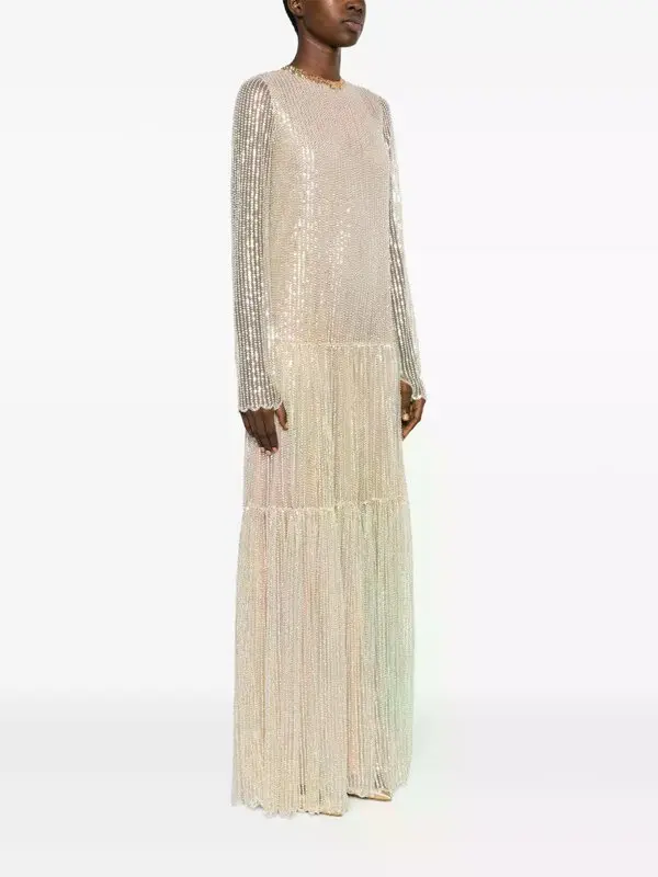 Giambattista Valli Tiered Sequin Gown