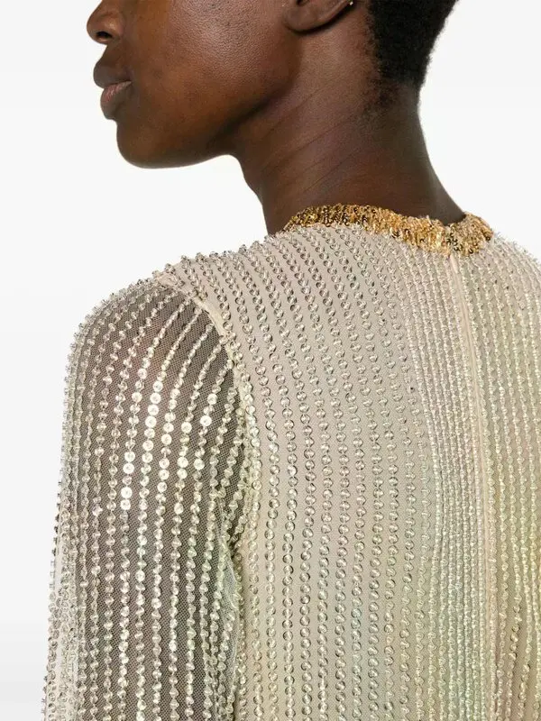 Giambattista Valli Tiered Sequin Gown