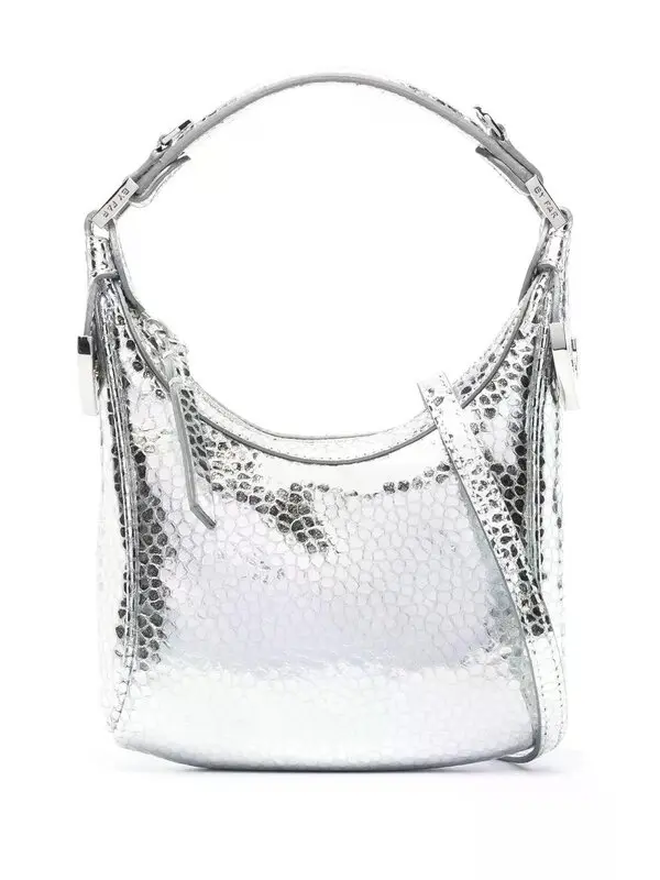 By Far Cosmo Metallic Top-handle Bag