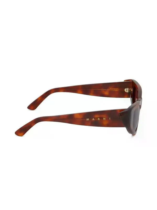 Marni Tortoiseshell Effect Cat-eye Sunglasses