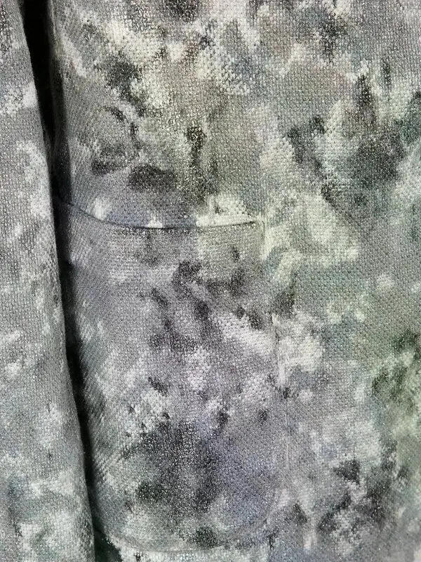 Avant Toi Lurex Abstract-print Coat