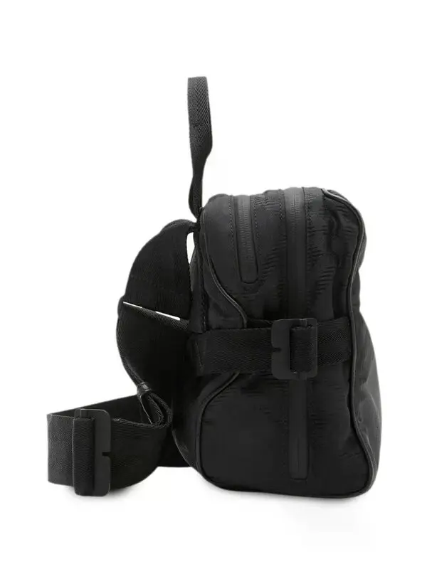 Burberry Check-pattern Zipped Messenger Bag