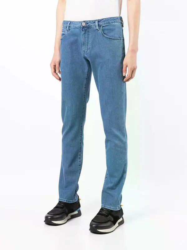 Giorgio Armani Low-rise Straight-leg Jeans